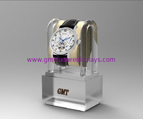 China Cool Designed  Acrylic Single Watch Display  Hi-Clear Perspex 80*80*135mm supplier