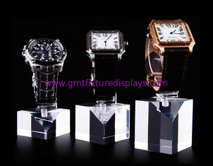 China Acrylic  Watch Display Rack Set with C-Ring Holder H:30/40/50mm supplier