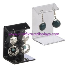 China U-Shape Acrylic Jewelry Earring Display Perpex Jewellery Earring Holder supplier