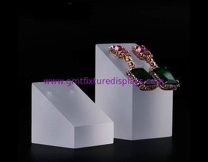 China Clear Acrylic Slanted Ring Display Stands Ring Holder H:25/35mm supplier