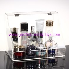 China Plexiglass Makeup Display Stand Clear Acrylic Storage Box Plastic Organizer supplier