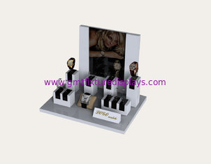 China Wholesale Customzied Showcase Wooden Watch Display Window Stand W/ C-ring Holder supplier