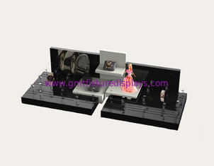 China High Quality Countertop Plexiglass Watch Display 25mm Black & Clear Acrylic supplier