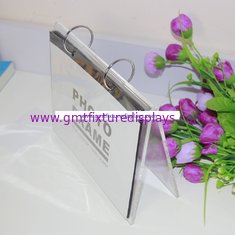 China 6 Inch Desktop Calendar Stand Acrylic Perspex Calendar for Office Table supplier