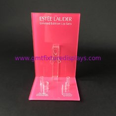 China Cosmetic Rack Acrylic Eye Shadow Display Stand Plexiglass Lucite Makeup Counter Mask Holder supplier