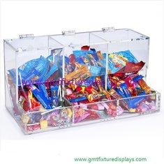 China Acrylic Candy Box Candy Bin Candy Display Bulk Candy Display Case for Retail Store or Supermarket supplier
