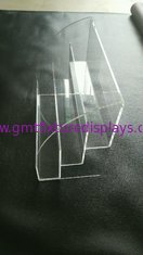 China Clear 3- Shelve Tabletop Acrylic Nail Polish Display Rack Organizer Plexiglass Cosmetic Display Stand supplier