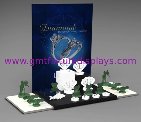 Jewelry Showcase Display Set Acrylic Jewellery Stand for Necklace,Earring,Ring supplier