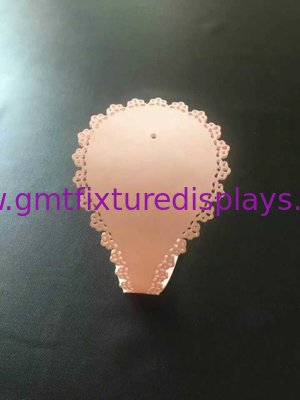 Fantastic Fun Pink Jewelry Acrylic Necklace Bangle Display Perspex Bangle Rack supplier