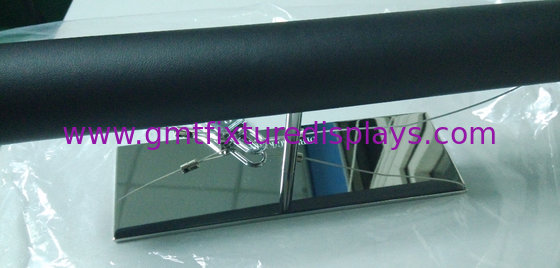 T-Bar Jewellery Display for Bracelet Black PU Stainless Steel Base with Password Lock supplier