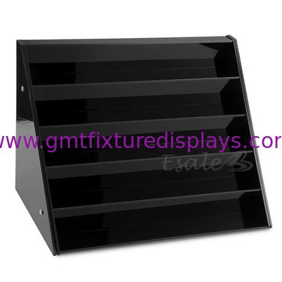 Acrylic 5-Tier  Ink Nail Polish Display Stand Rack Organizer Holder Black supplier