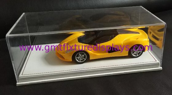 New Design Acrylic Model Car Display Box  Perspex Toy Display Case W/ PU Bottom Plexiglass Display Box supplier