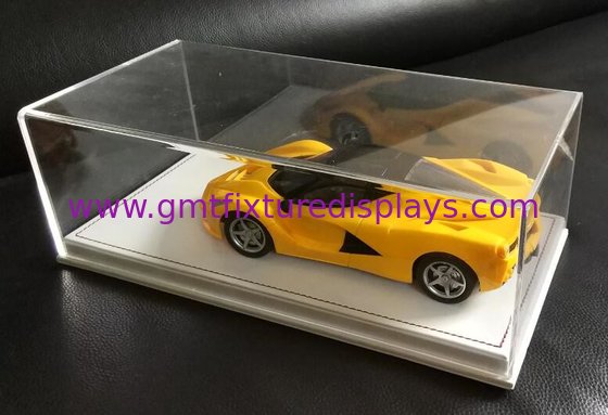 New Design Acrylic Model Car Display Box  Perspex Toy Display Case W/ PU Bottom Plexiglass Display Box supplier
