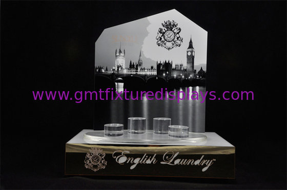 Advertising Acrylic Perfume Display Stand Retail Store Shelving 400×300×415 mm supplier