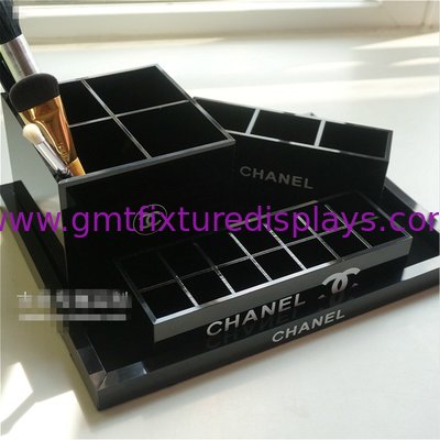 Plexiglass Lipstick  Holder Acrylic Lipstick Display Stand Cube Storage Box for Cosmetics supplier