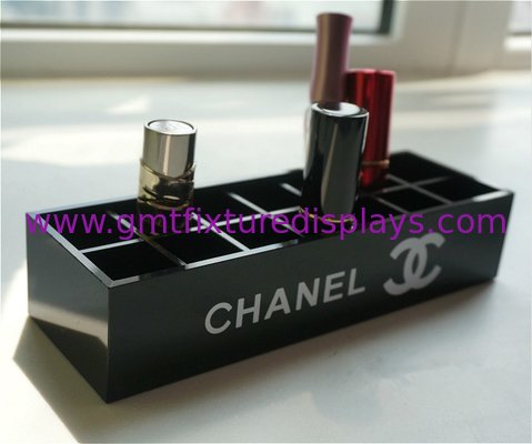 Plexiglass Lipstick  Holder Acrylic Lipstick Display Stand Cube Storage Box for Cosmetics supplier