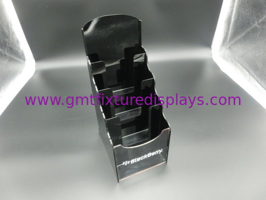 Acrylic Brochure Holder W/ 3 Pockets Desktop Lucite Leaflet Stand Counter Flyer Display supplier