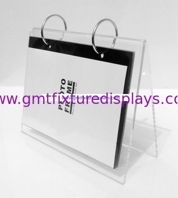 6 Inch Desktop Calendar Stand Acrylic Perspex Calendar for Office Table supplier