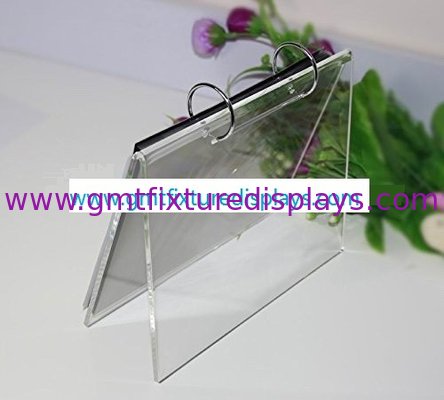 6 Inch Desktop Calendar Stand Acrylic Perspex Calendar for Office Table supplier