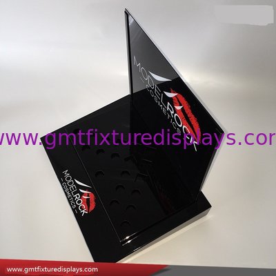 Cosmetic Acrylic Lipstick Display Stand Plexiglass Lucite Makeup Counter Lipstick Holder supplier