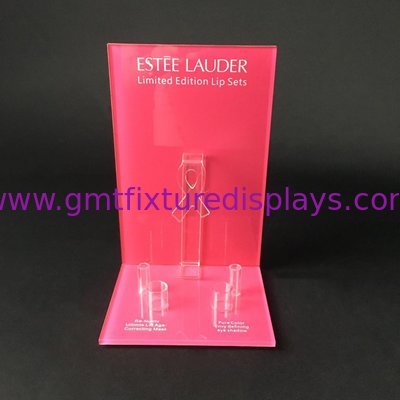 Cosmetic Rack Acrylic Eye Shadow Display Stand Plexiglass Lucite Makeup Counter Mask Holder supplier
