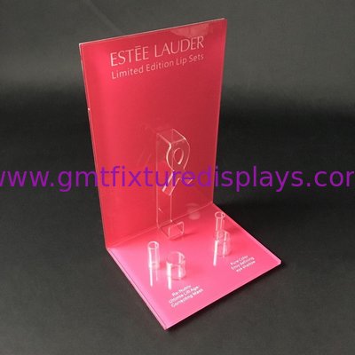 Cosmetic Rack Acrylic Eye Shadow Display Stand Plexiglass Lucite Makeup Counter Mask Holder supplier