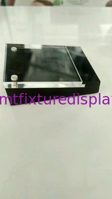 Deluxe Loose Diamond Case/ Gem Black Acrylic Display Box with Magnetic Cover supplier