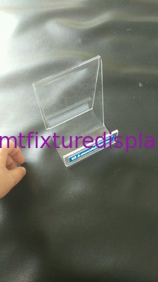 Single Acrylic Mobile Phone Holder Desktop Cell Plastic Display Rack Mobile Phone Bracket supplier