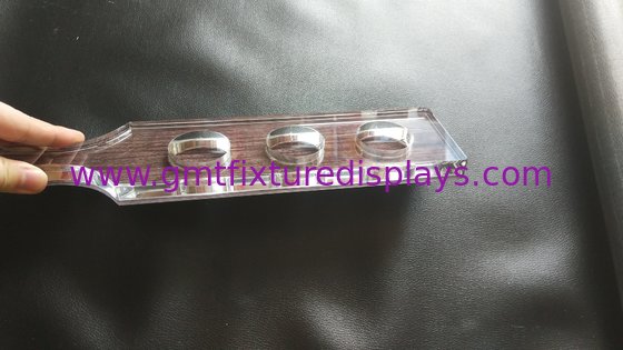Custom Acrylic Wine Rack / Plastic Bottle Holder / Lucite Wine Display Rack supplier