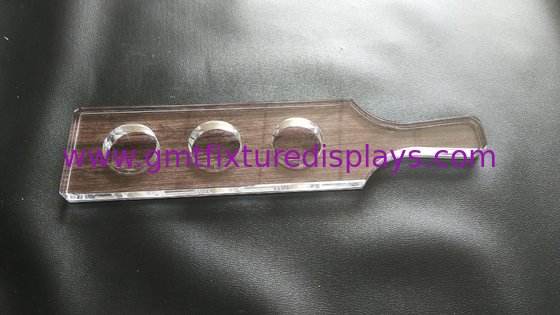 Custom Acrylic Wine Rack / Plastic Bottle Holder / Lucite Wine Display Rack supplier