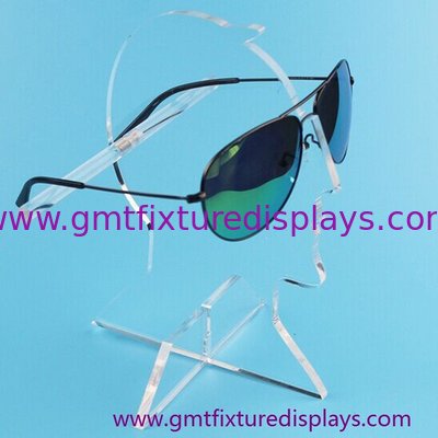Clear Acrylic Eyeglasses Display Rack Plexiglass Sunglasses Counter Display Stand supplier