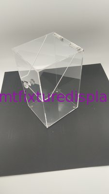 Plexiglass Makeup Brush Display Stand Clear Acrylic Cosmetic Brush Holder supplier