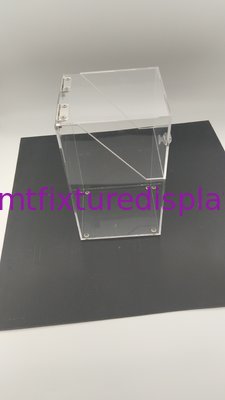 Plexiglass Makeup Brush Display Stand Clear Acrylic Cosmetic Brush Holder supplier