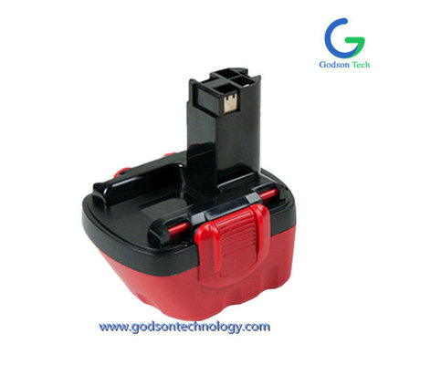 Bosch-12A-12V Ni-Cd Ni-MH Battery Replacement  Power Tool Battery Cordless Tool Battery Black & Red Color