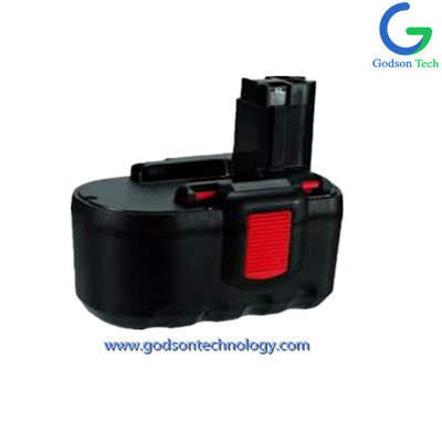 Bosch-24V Ni-Cd Ni-MH Battery Replacement  Power Tool Battery Cordless Tool Battery Black & Red Color