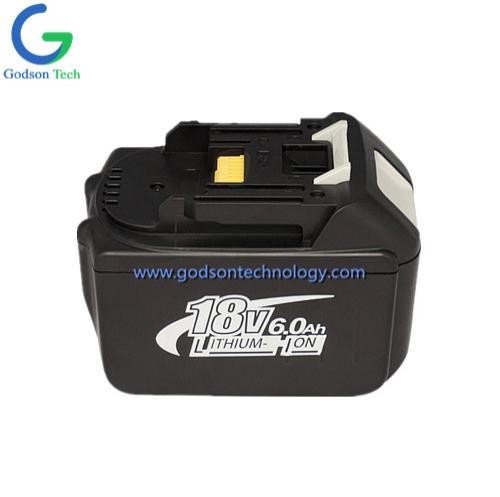 Makita-18C-18V Li-ion Battery Replacement Power Tool Battery  Cordless Tool Battery Black Color