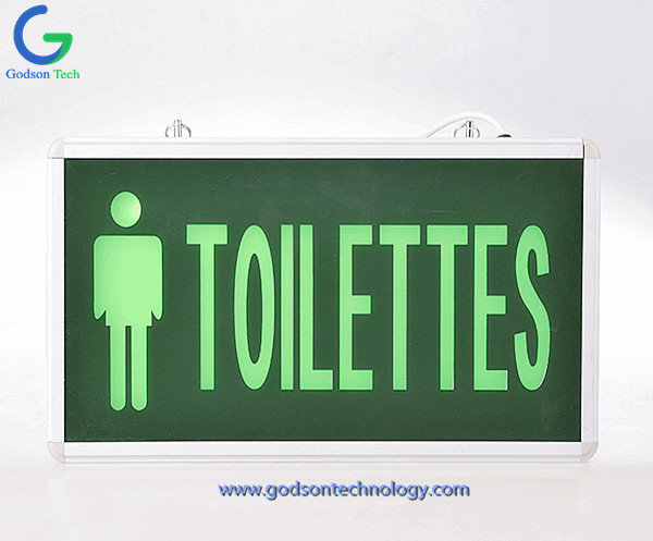 Emergency Lighting Products Emergency Exit Sign GS-ES4 with 600mAh Ni-Cd Battery for Emergency Use