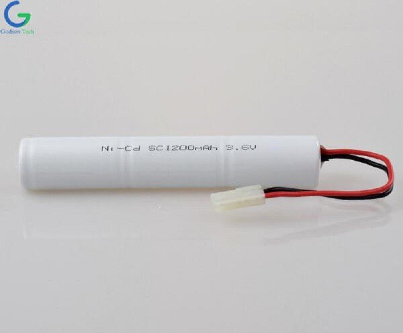 Ni-Cd Rechargeable Battery Pack C3000mAh 4.8V for Emergency Lighting Battery with Long Life Cycle and High Effeciency