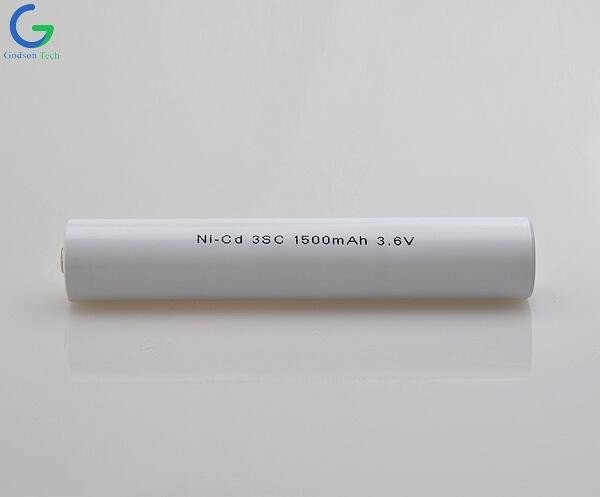 Ni-Cd Rechargeable Battery Pack D4000mAh 4.8V for Emergency Lighting Battery with Long Life Cycle and High Effeciency