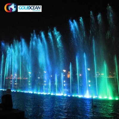 DMX512 Light Musical Dancing Fountain Large Water Fountain Show