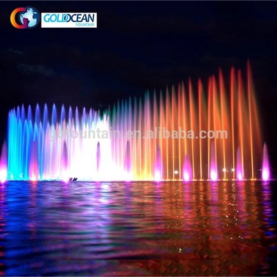 DMX512 Light Musical Dancing Fountain Large Water Fountain Show