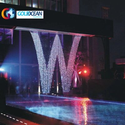 Outdoor Programmable Water Wall Graphical Fall Digital Water Curtain