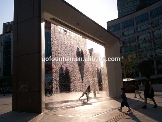Outdoor Programmable Water Wall Graphical Fall Digital Water Curtain