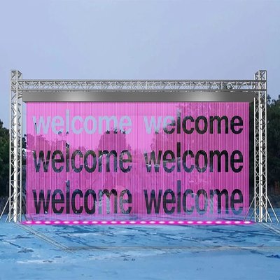 Stainless Steel Indoor Water Fountain Attractive Graphical Digital Water Curtain