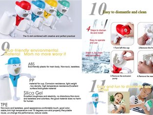 China Automatic toothpaste dispenser with toothbrush holder GK-Wy-080923 supplier