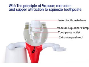 China Novelty Automatic toothpaste dispenser with toothbrush holder GK-Wy-080923 supplier