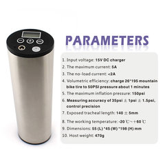 China NEW Mini stainless steel Portable Bicycle compact tyre inflator AP-101C3 supplier