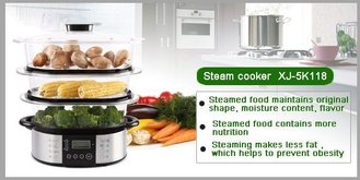 China High Power Auto off 7 programmes External water 11L Digital Stainless Steel Steam Cooker XJ-92214/III supplier