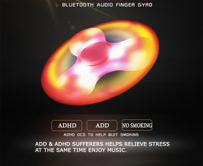 China LED Flashing Light Fidget Spinner with 3 Switches GK-FS03 supplier