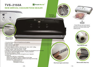 China NEW Vacuum Sealer Packaging Machine Film Sealer Vacuum packer GK-TVS-2150A supplier